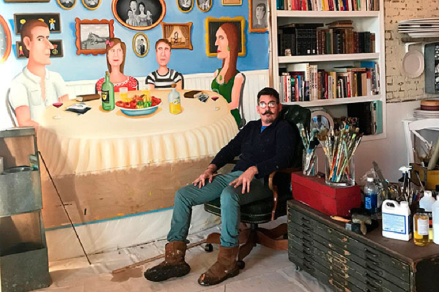 Artista plástico curraisnovense, Mocó é destaque nos EUA - Sergio Vilar